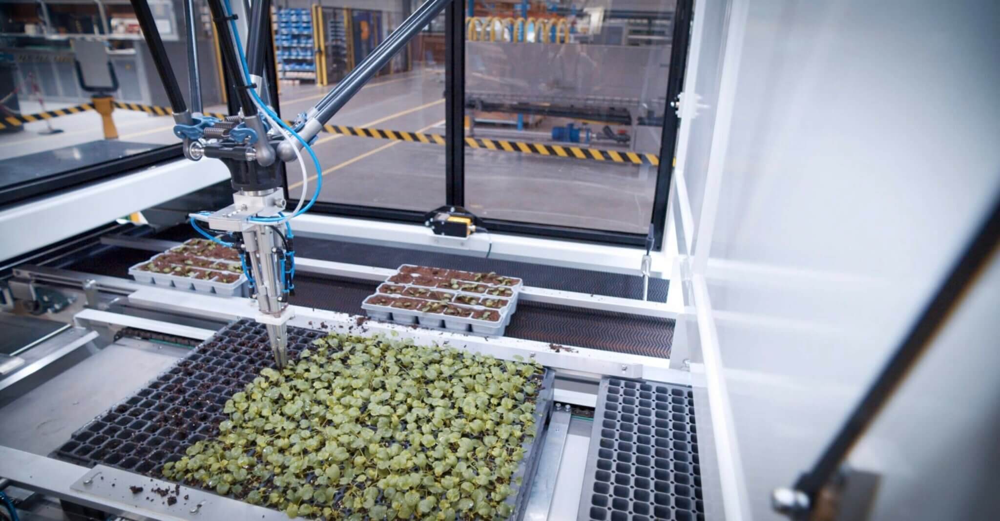 Ensure 100% filled trays & optimal quality with Robotic gap filler ...